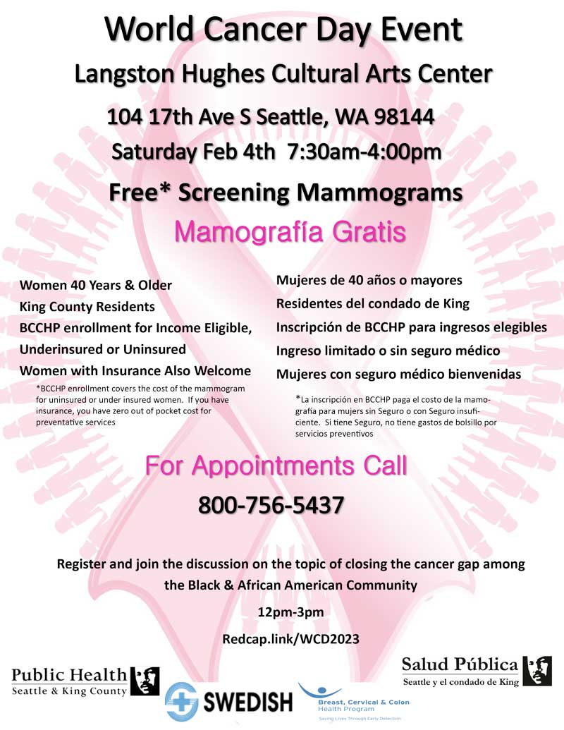 World Cancer Day Event - Gay City: Seattle's LGBTQ Center